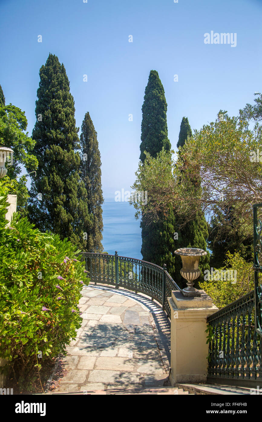 Corfu sea gardens hi-res stock photography and images - Alamy