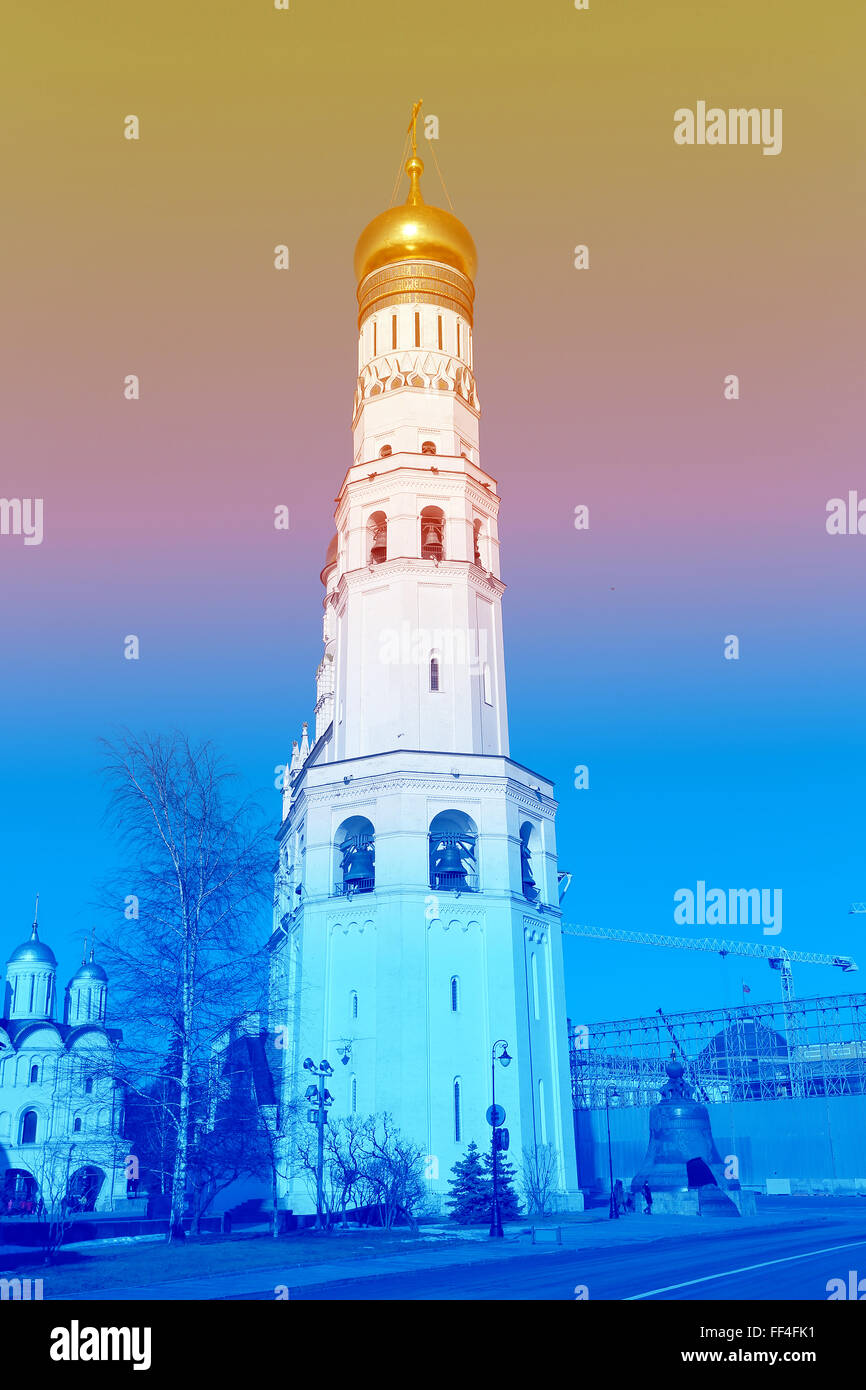 Ivan the Great bell tower in Moscow Kremlin in Russia Stock Photo - Alamy