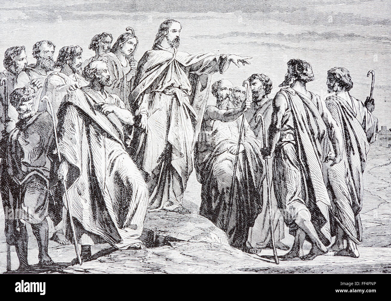 Christ sends out the apostles hi-res stock photography and images - Alamy