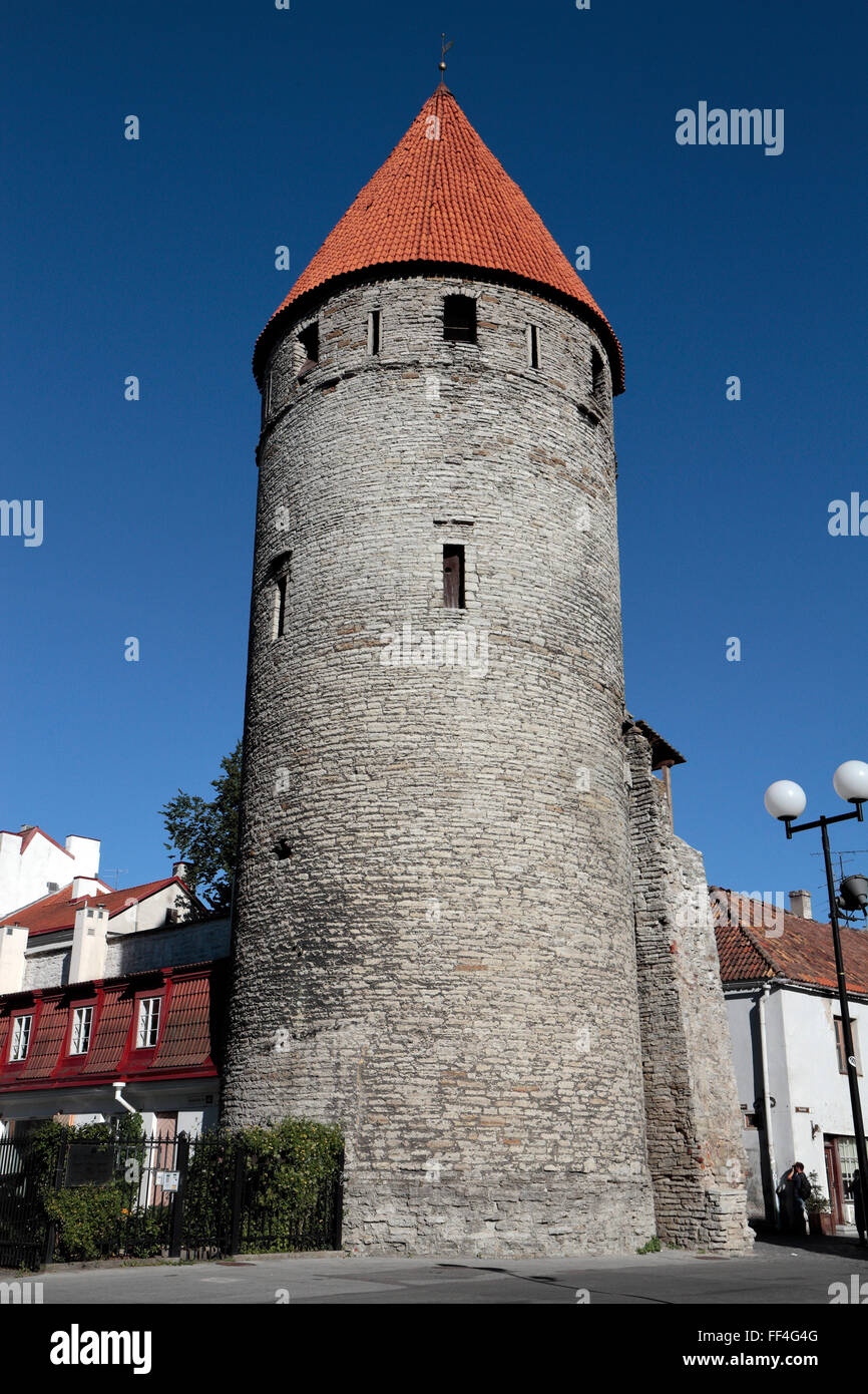 Plate Tower (Plate torn), part of the city walls and towers of the Old ...