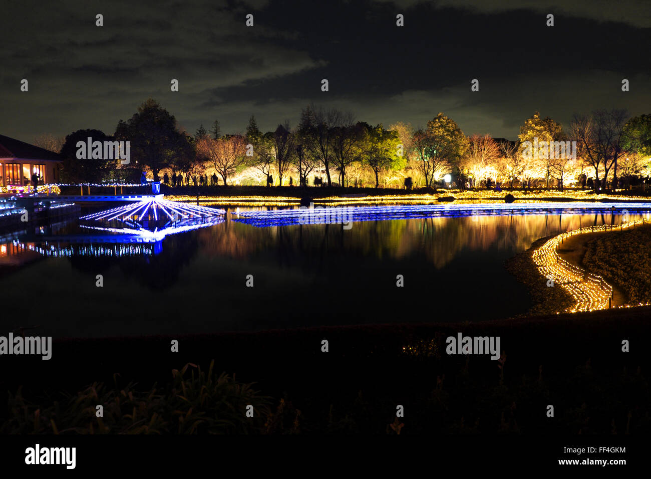 Winter illumination nabana no hi-res stock photography and images - Alamy