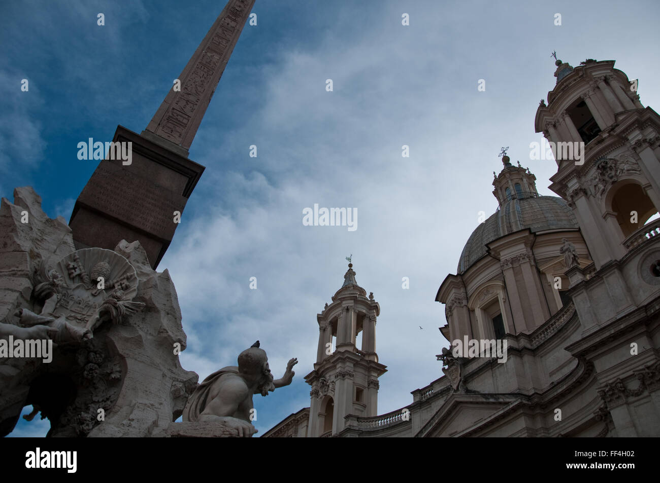 Piazza navona obelisk hi-res stock photography and images - Alamy
