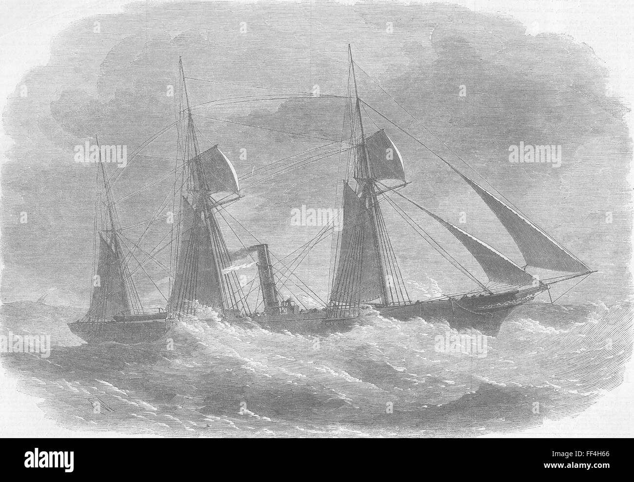 BOATS Union Ship Co's Cape mail Briton 1861. Illustrated London News ...