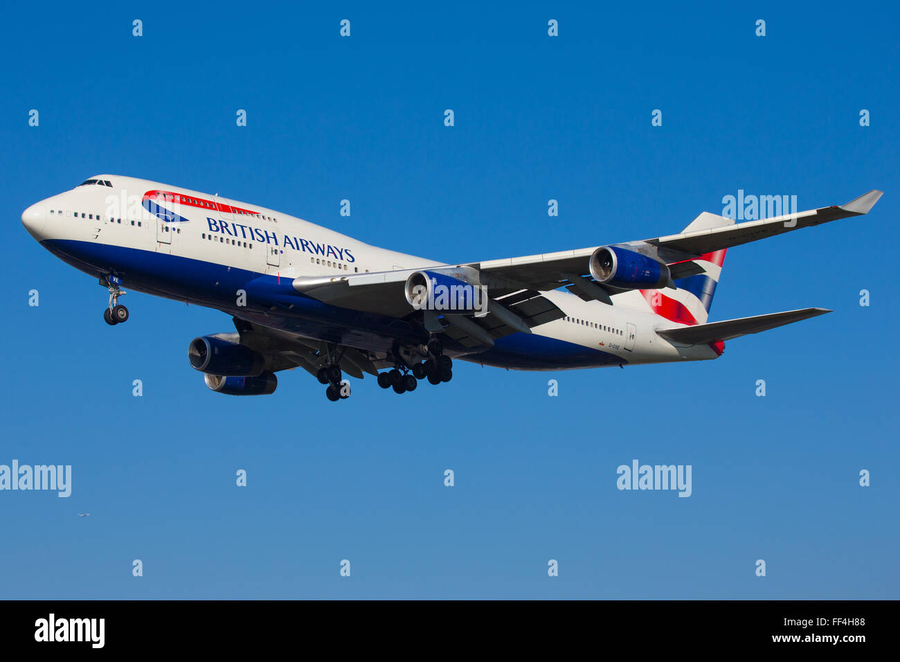 British Airways Boeing 747 Jumbo Aircraft Stock Photo - Alamy