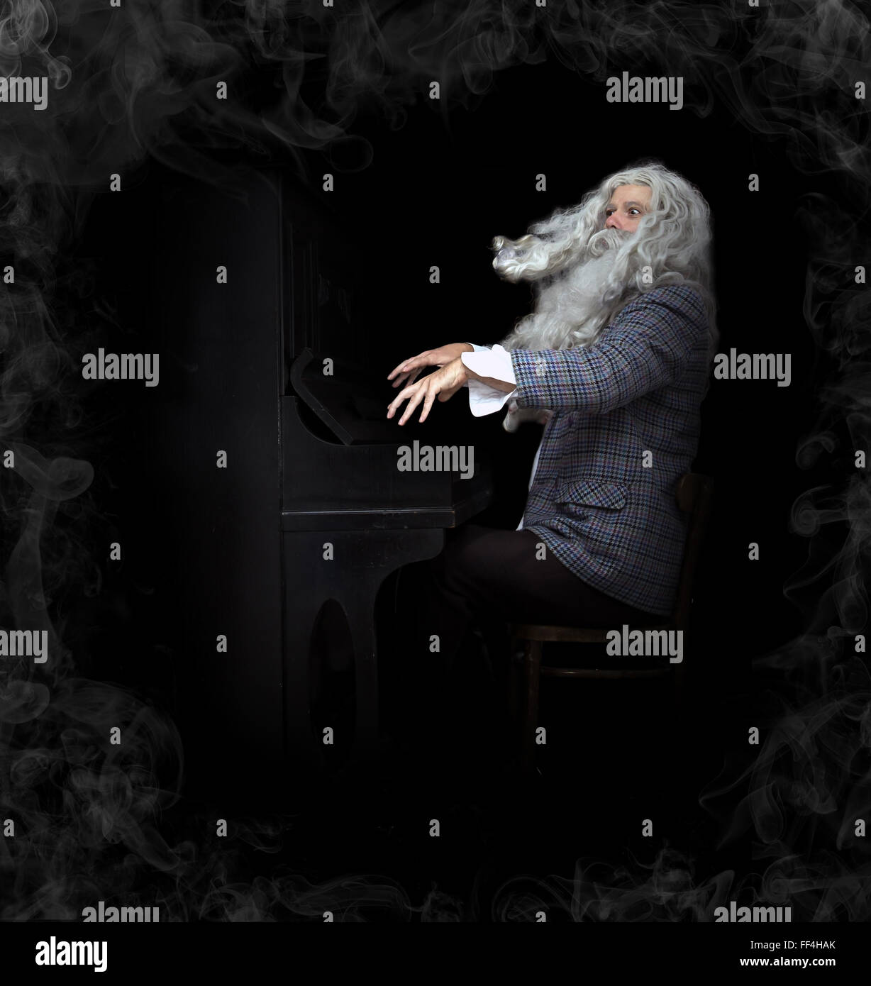 bearded musician plays the piano Stock Photo - Alamy bearded musician plays the piano Stock Photo - Alamy