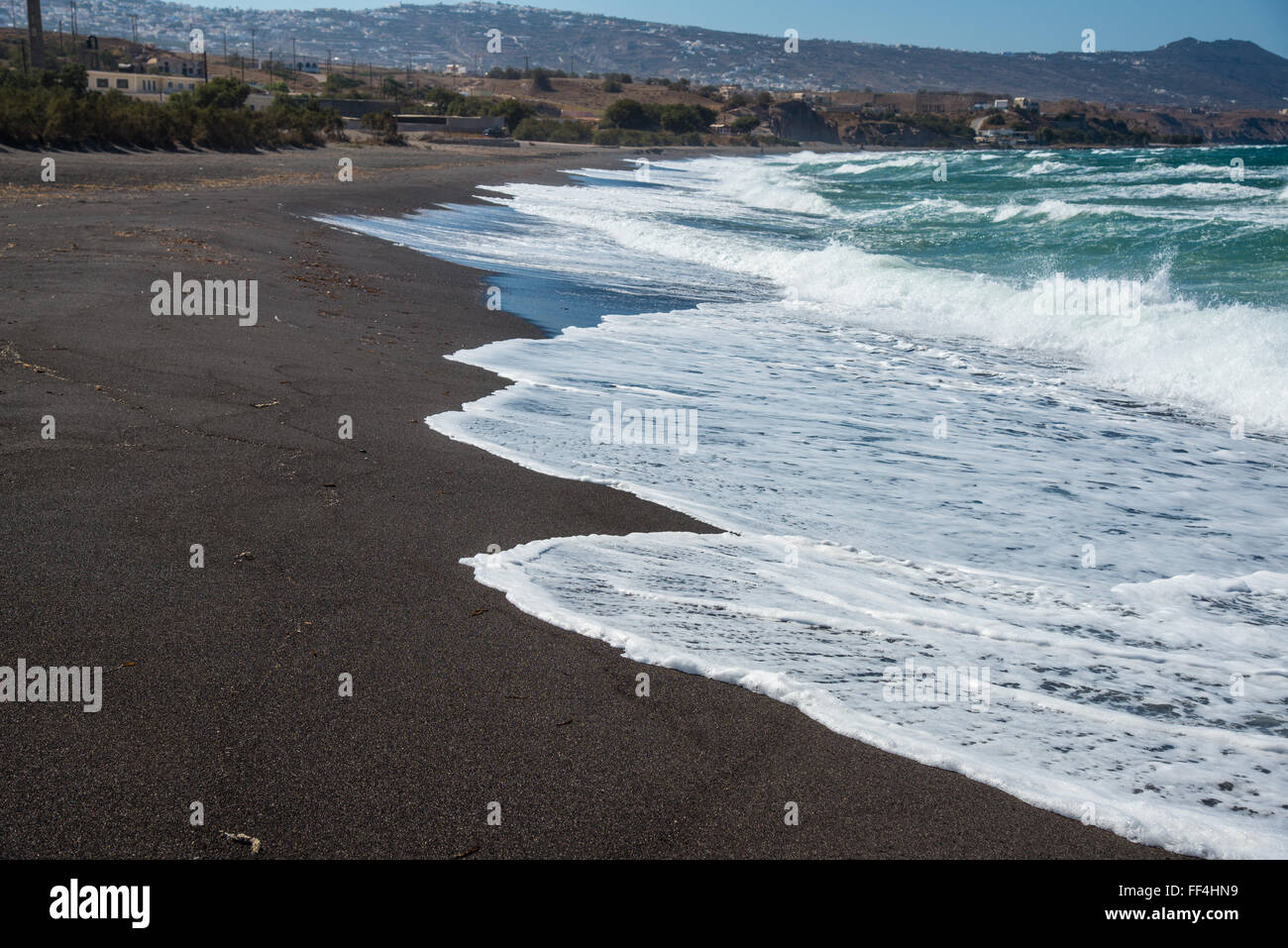Black vulcanic sand beach High Resolution Stock Photography and Images ...