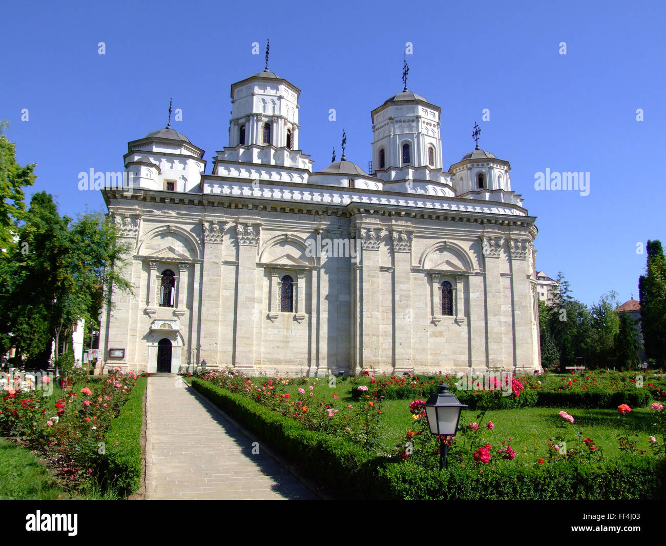 Golia Monastery Iasi with blue sky behind in the summer Stock Photo - Alamy