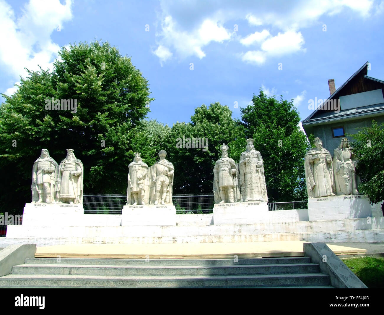Kings Park Iasi Romania Europe statue Copou Stock Photo - Alamy