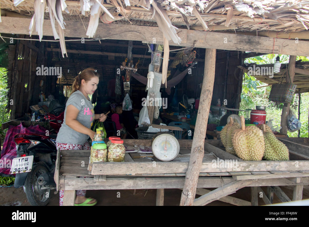 Poor thai woman hi-res stock photography and images - Alamy