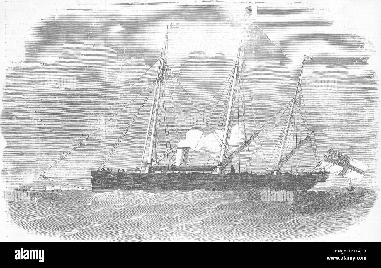 BOATS HM Ship Seagull, Commander Montagu O'Reilly 1856. Illustrated ...