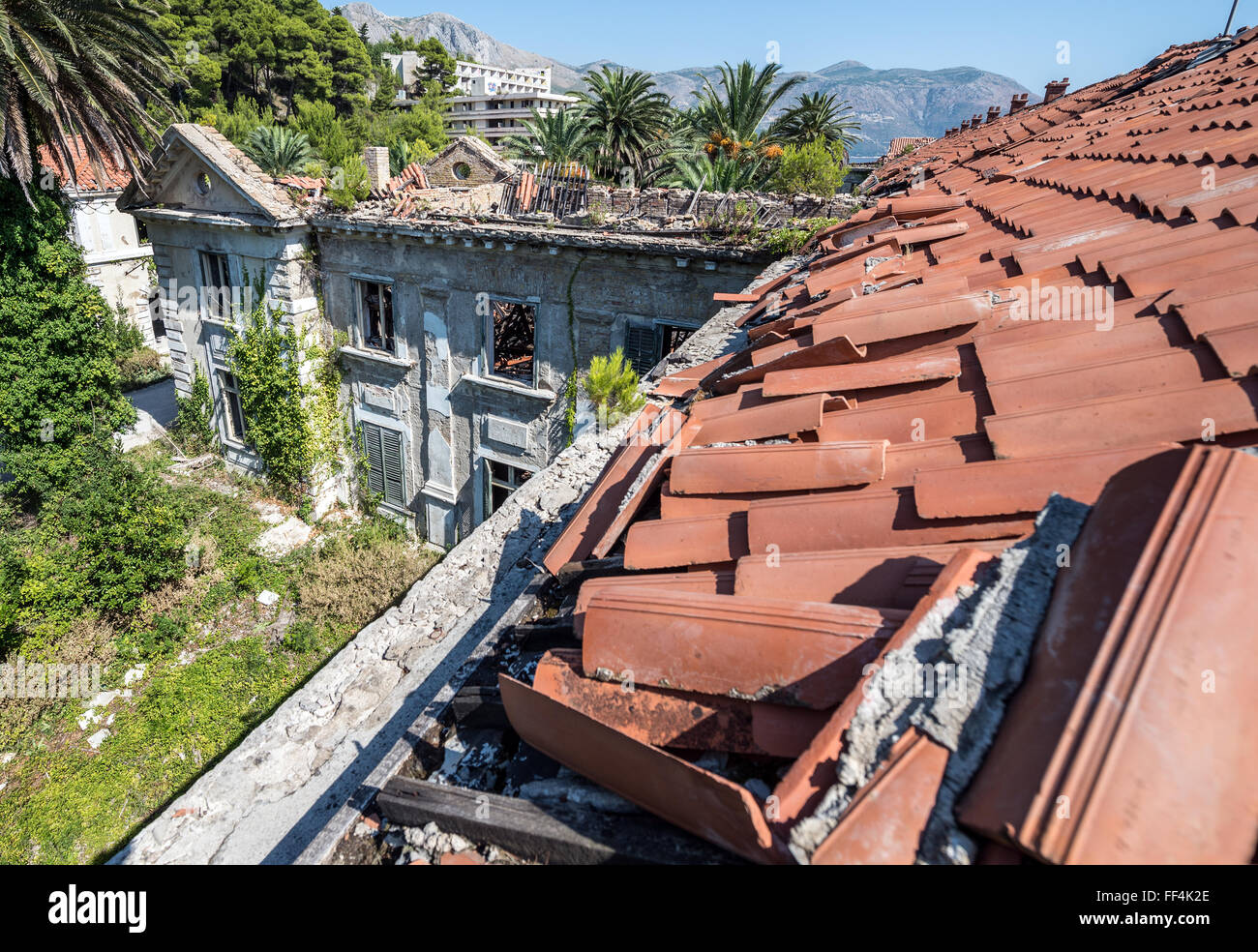 Abandoned Grand Hotel in Kupari, tourist complex destroyed during ...