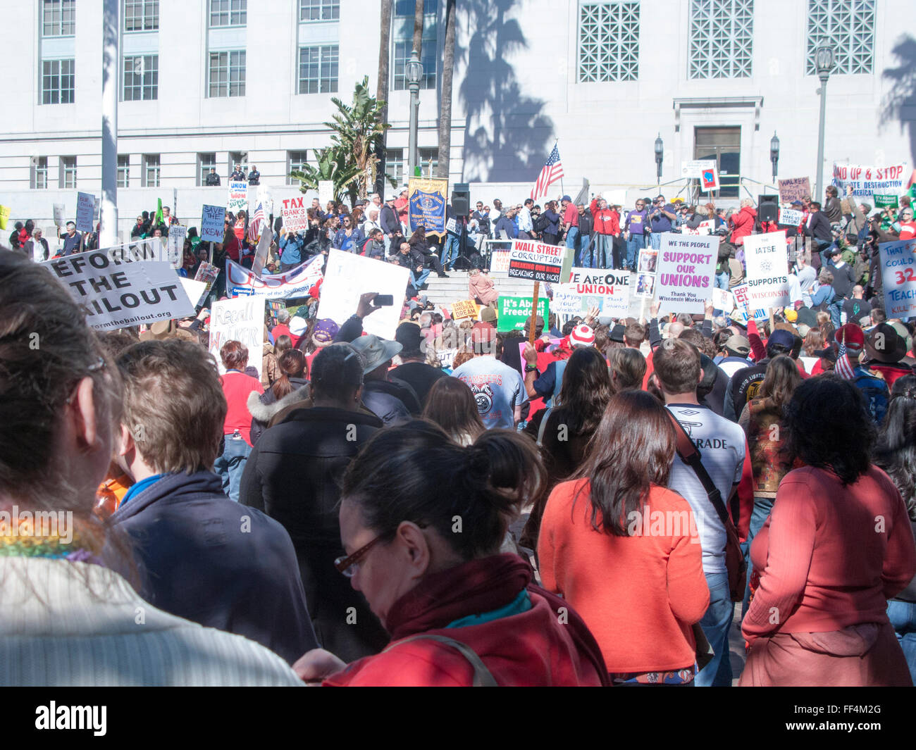 Rally protest bailout economy crisis hi-res stock photography and ...