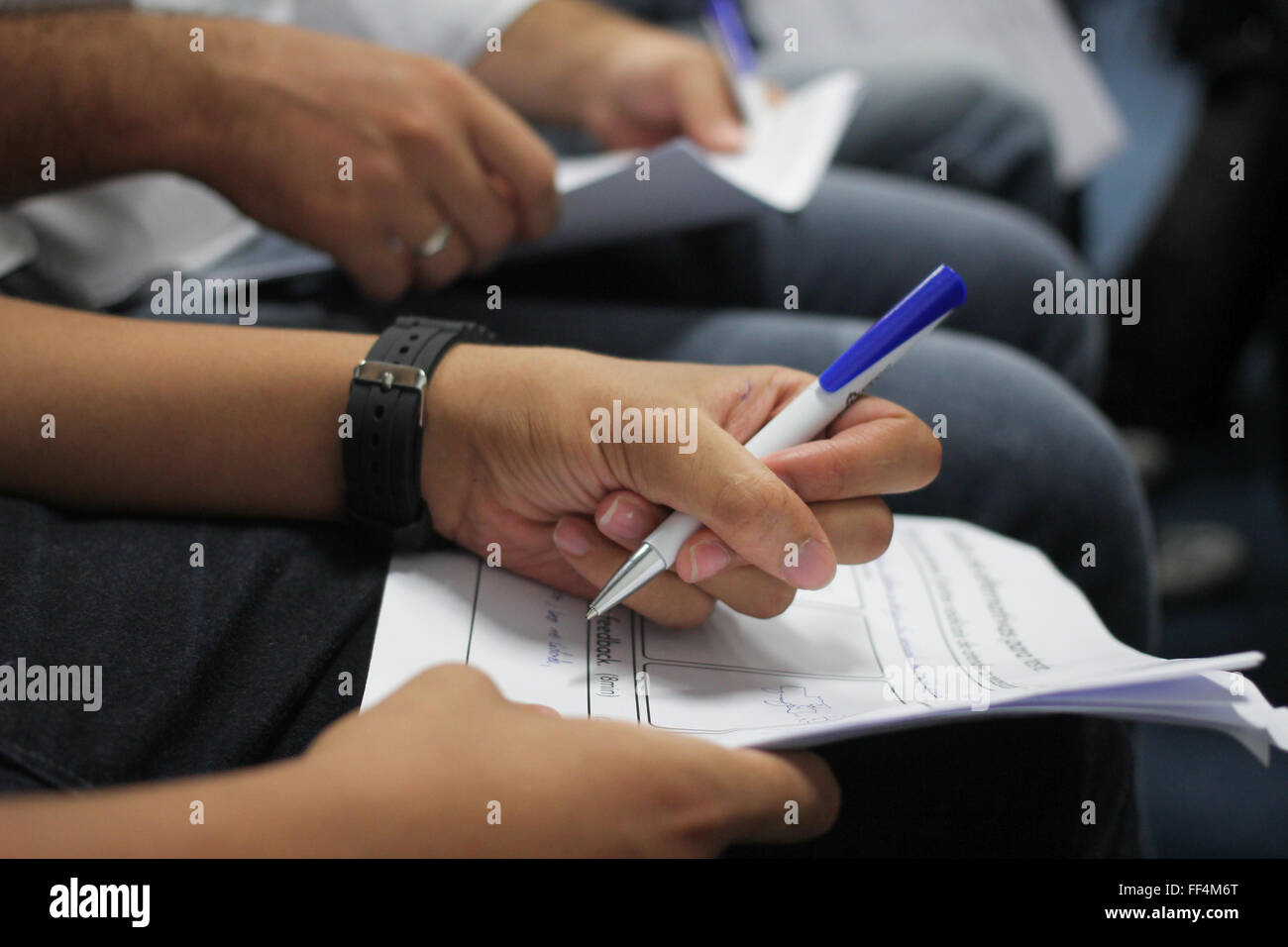 Writing on the paper hi-res stock photography and images - Alamy