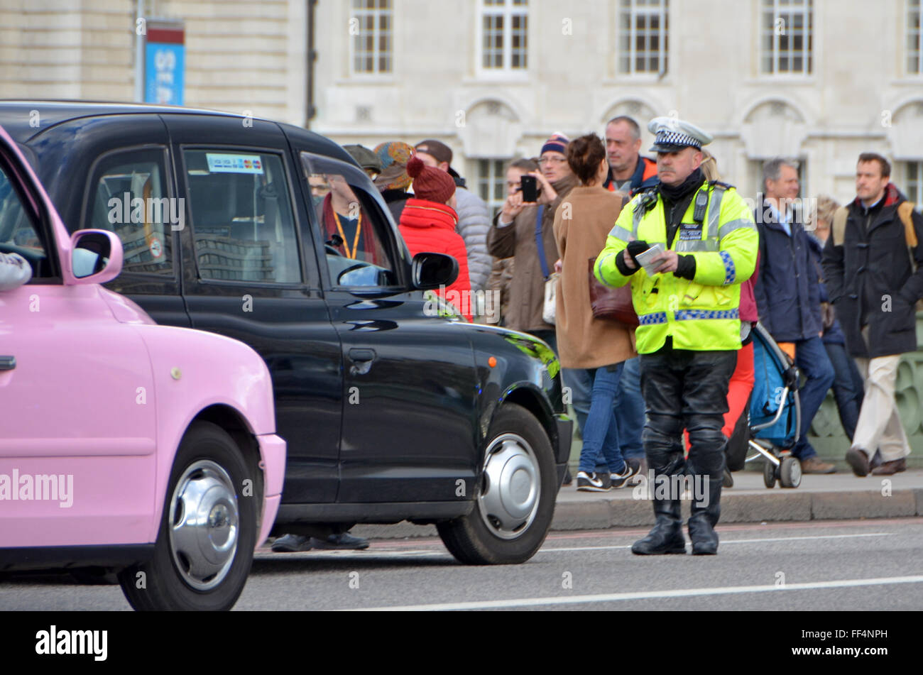 Police issuing ticket driver hi-res stock photography and images - Alamy