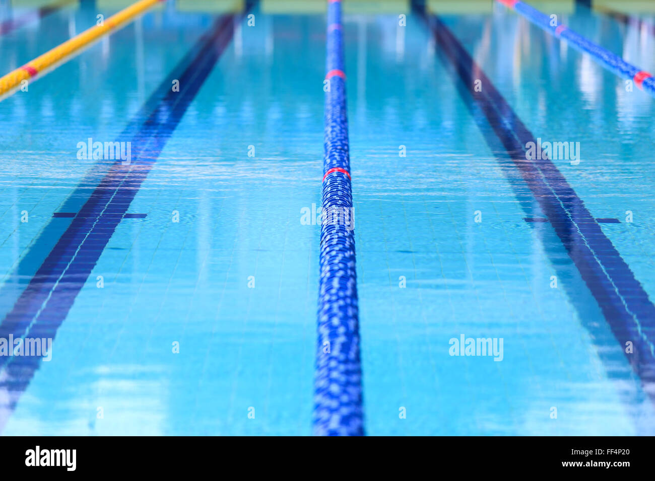 Surface of an outdoor olympic swimming pool Stock Photo - Alamy