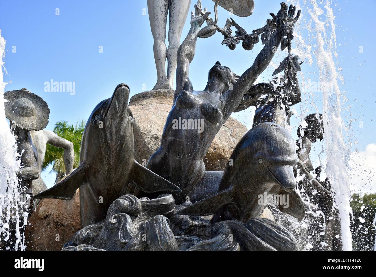 Fountain in San Juan Stock Photo - Alamy