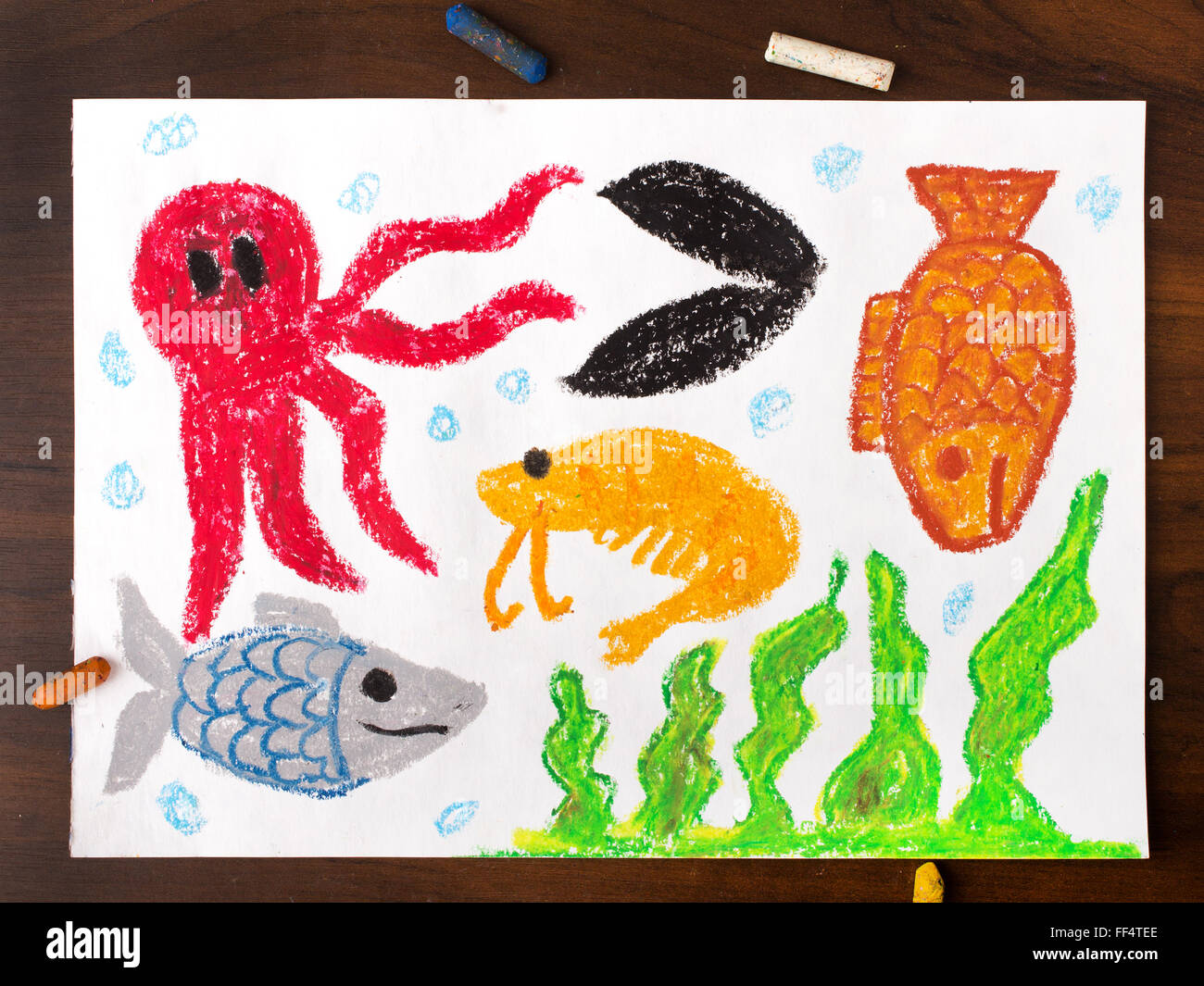 Deep Sea Creatures Illustration High Resolution Stock Photography and ...