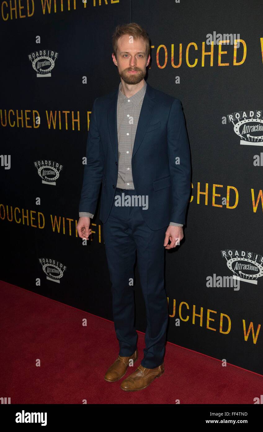 New York, NY, USA. 10th Feb, 2016. Adam David Thomas at arrivals for ...
