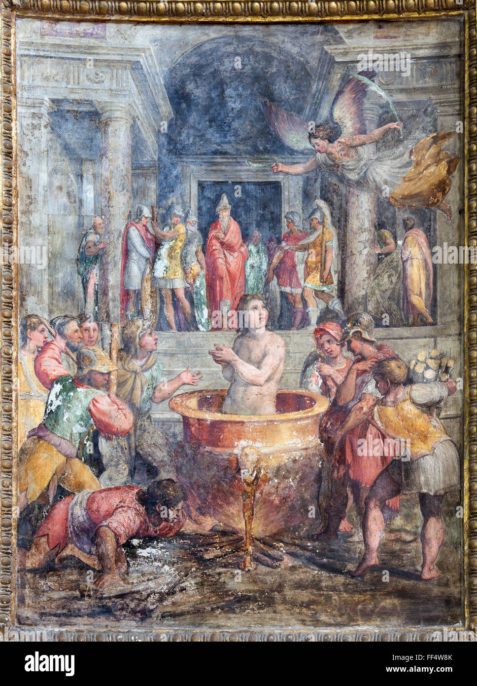 Evangelist in boiling oil hi-res stock photography and images - Alamy
