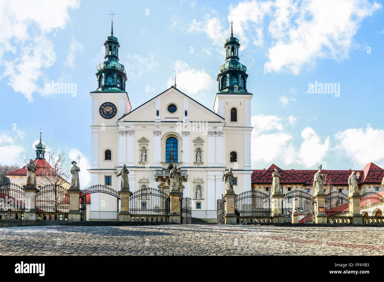 Basilica in Kalwaria Zebrzydowska and chapels of Way of Cross ...