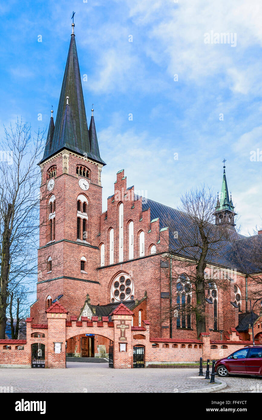 The Mary Magdalene church in Rabka Zdroj, Poland Stock Photo - Alamy
