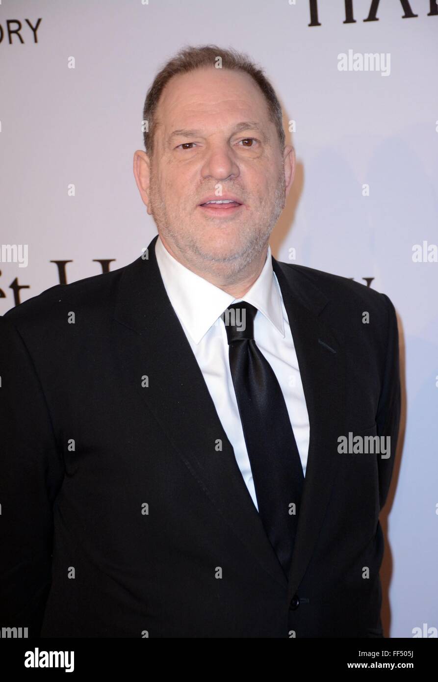 New York, NY, USA. 10th Feb, 2016. Harvey Weinstein at arrivals for ...