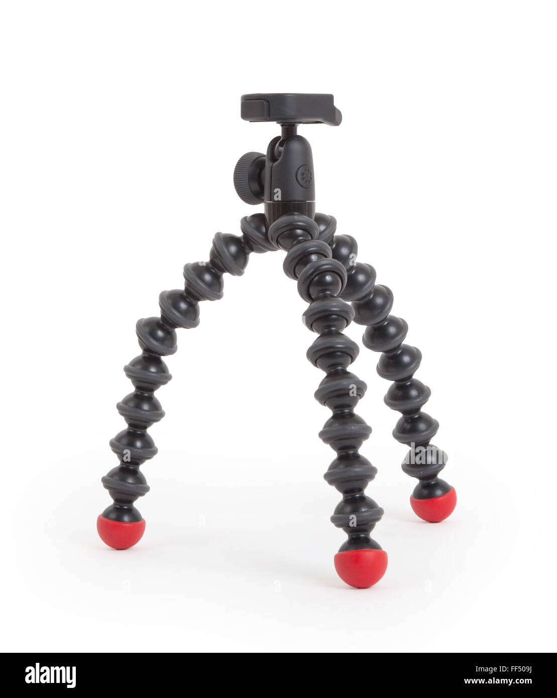 Flexible tripod isolated on a white background Stock Photo - Alamy