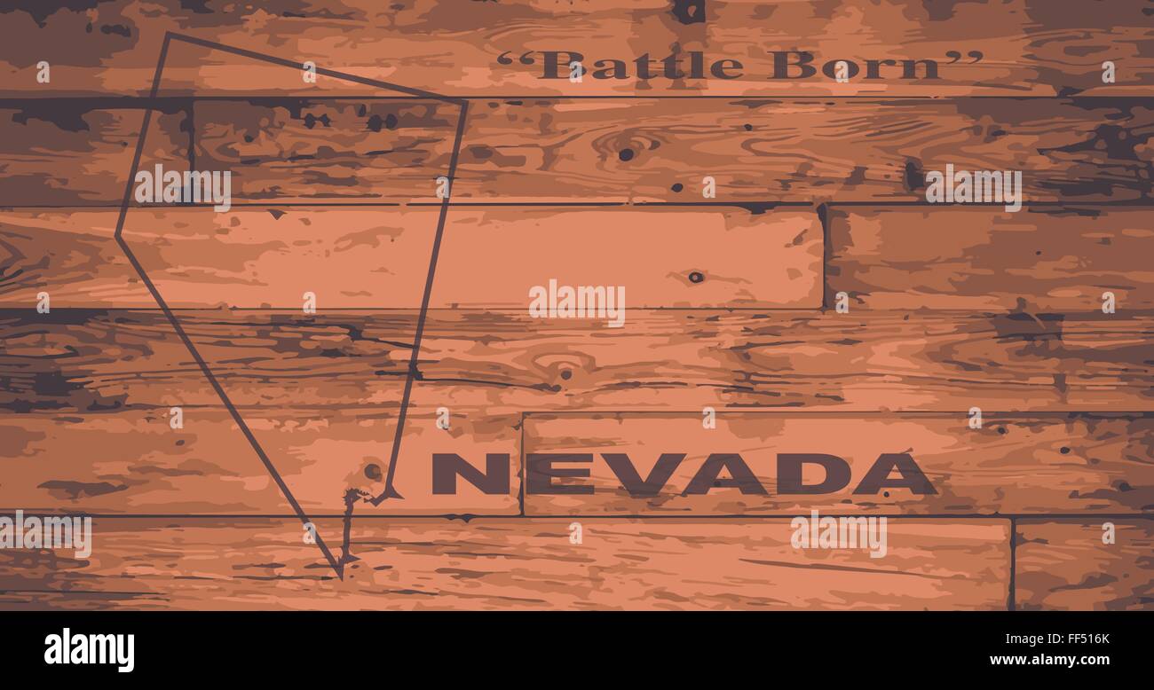 Nevada state map hi-res stock photography and images - Alamy