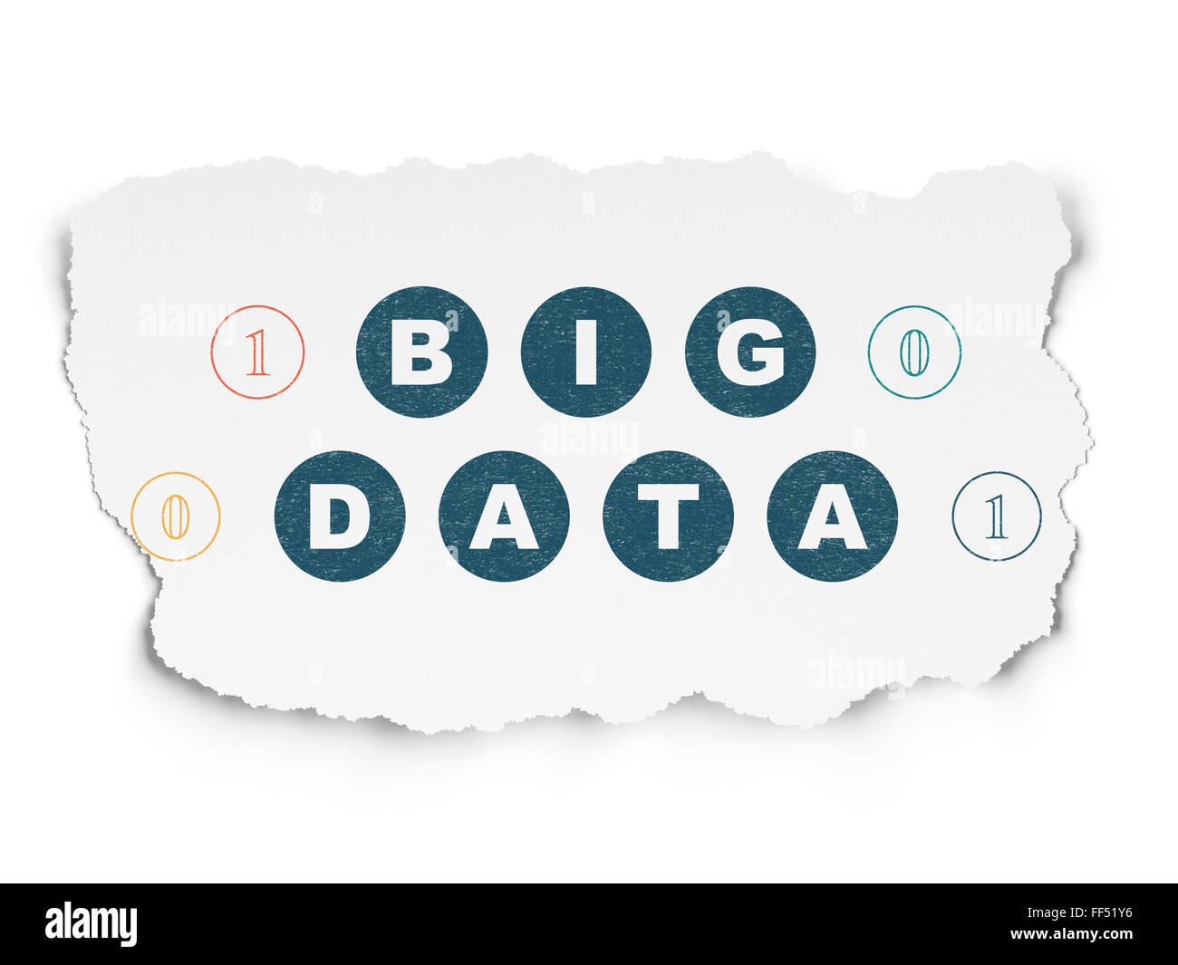 Information concept: Big Data on Torn Paper background Stock Photo - Alamy
