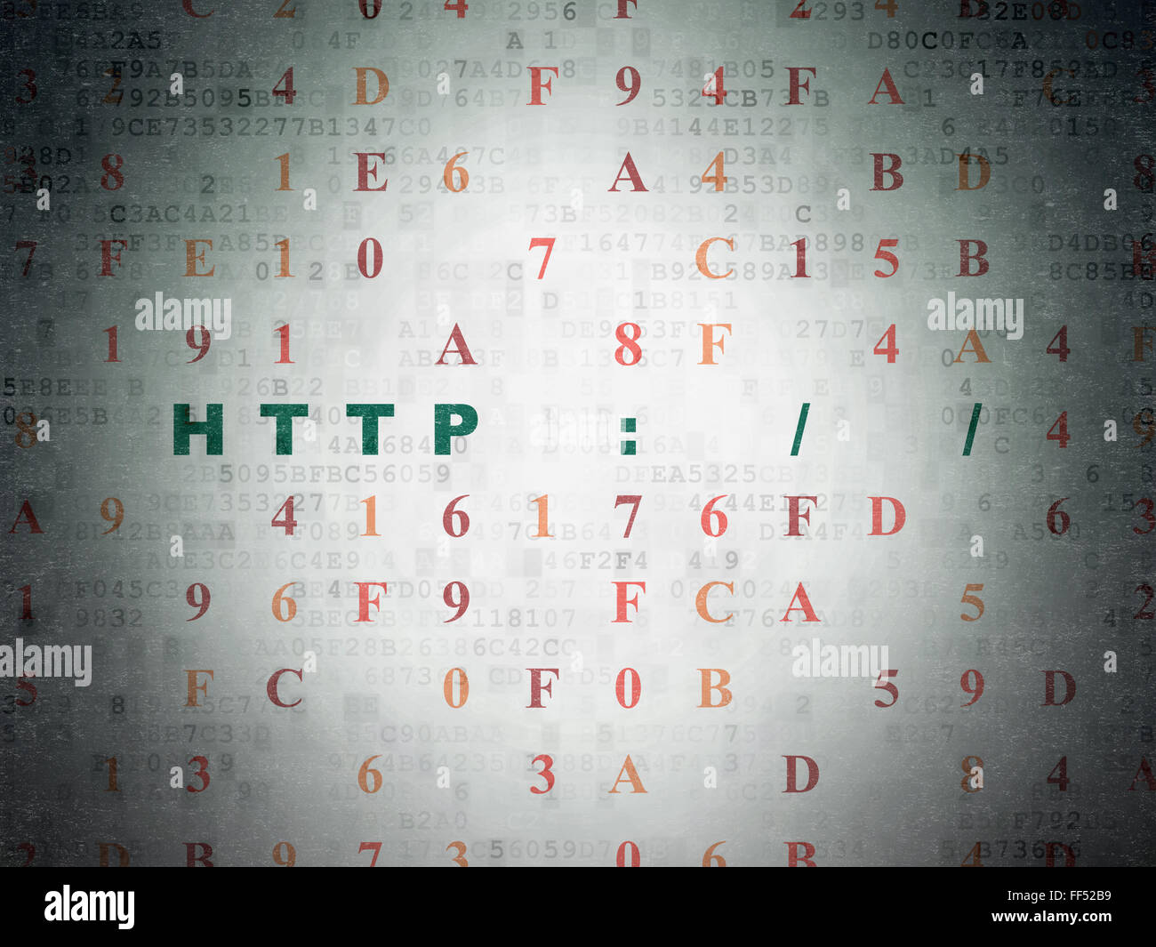 Web design concept: Http : / / on Digital Paper background Stock Photo ...