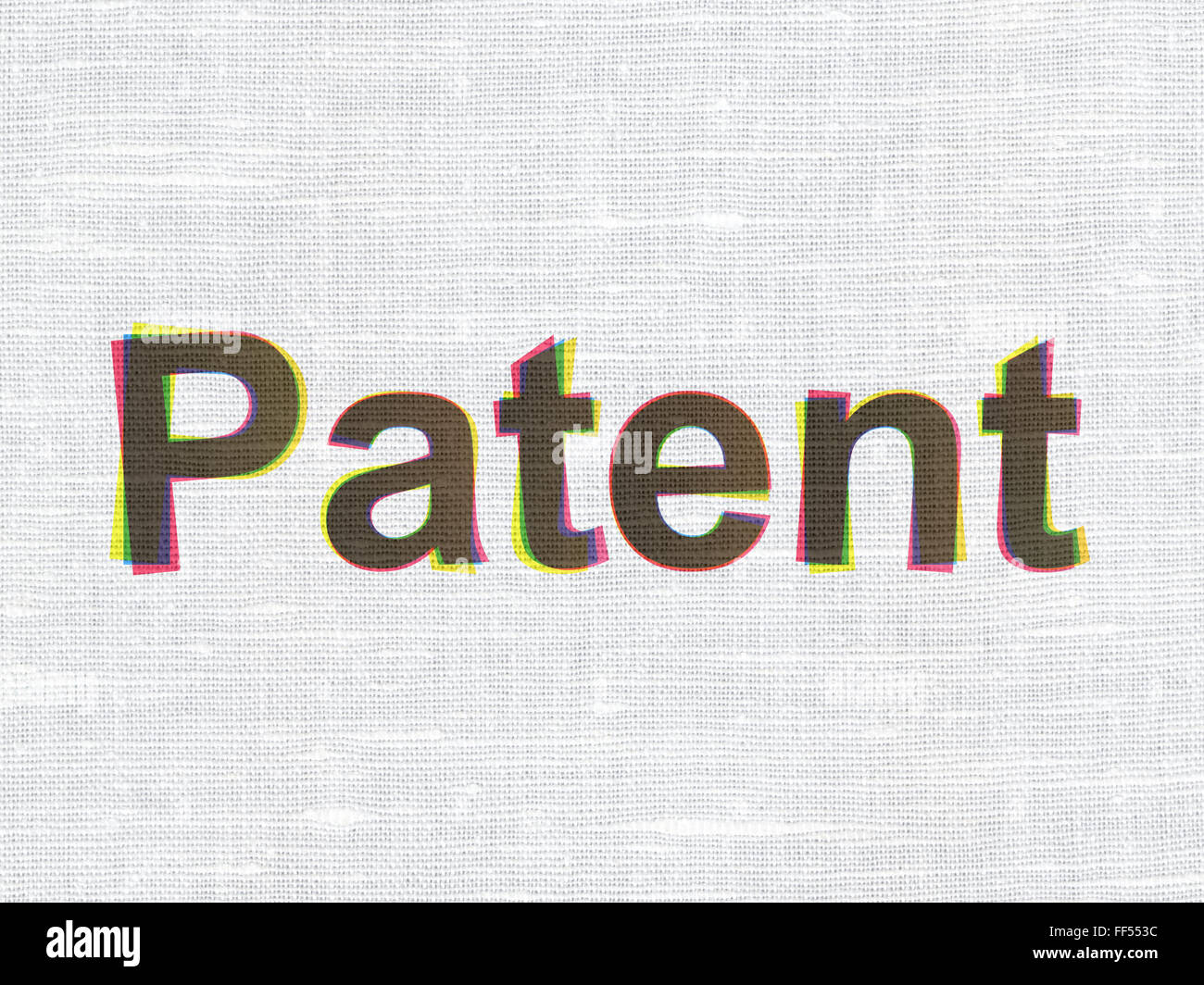Law concept: Patent on fabric texture background Stock Photo - Alamy