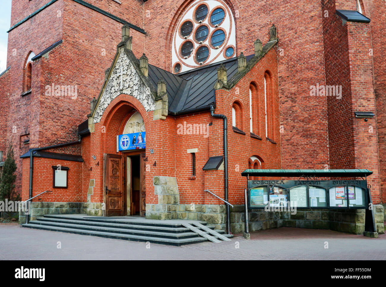 The Mary Magdalene church in Rabka Zdroj, Poland Stock Photo - Alamy