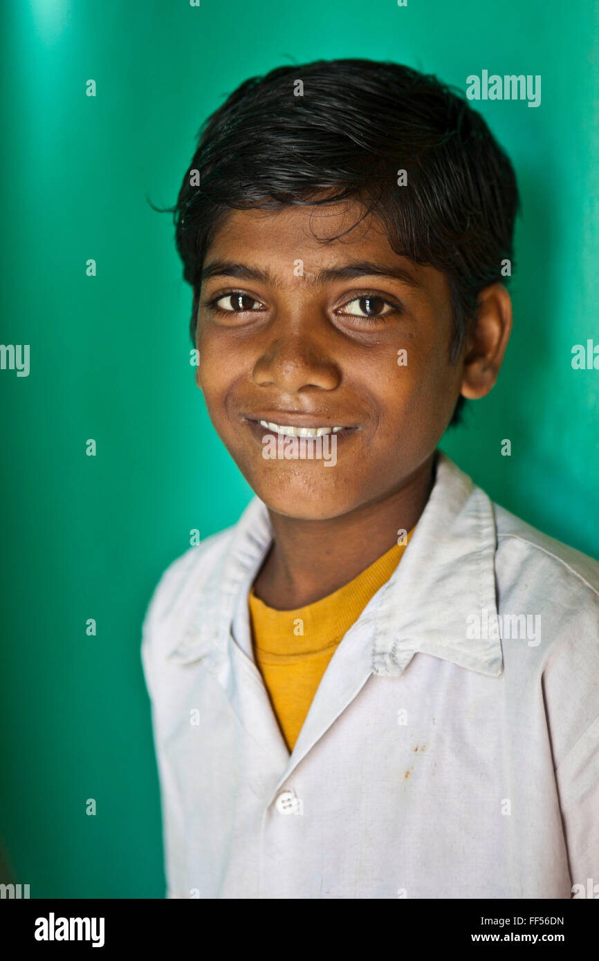 This young boy is 15 and in 9th class at school. He was rescued from ...