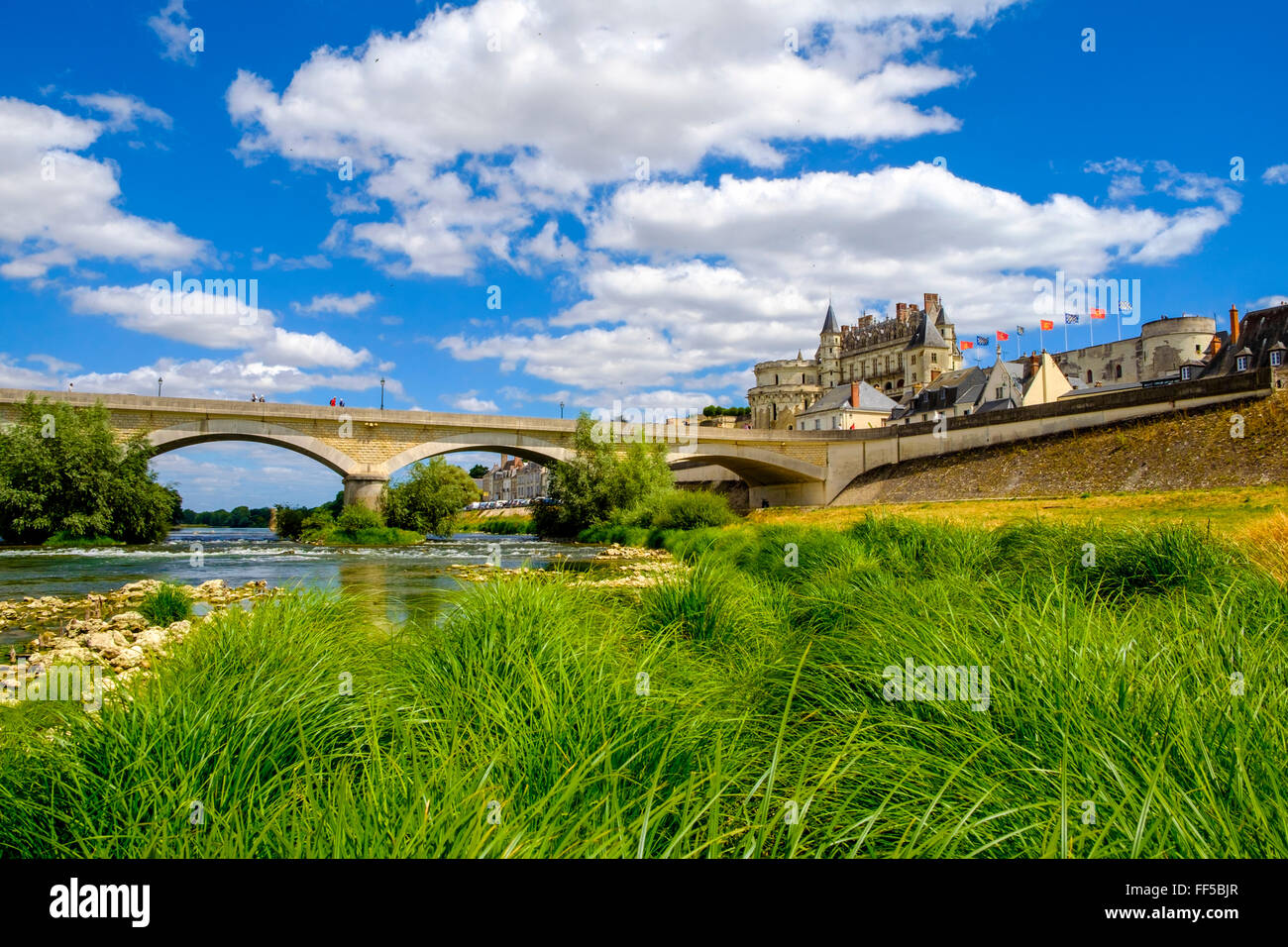 Chateau of Amboise, Loire Valley, France, Europe Stock Photo - Alamy