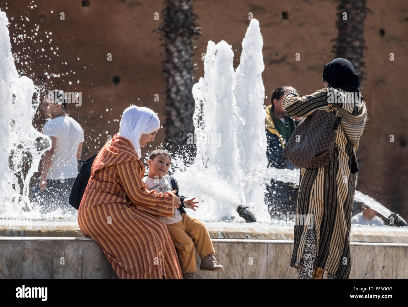 A family photograph in Rabat. Morocco Stock Photo - Alamy