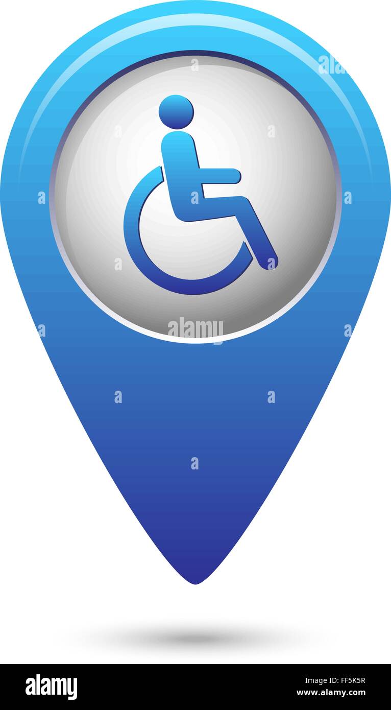 Sign disabled people in Stock Vector Images - Alamy