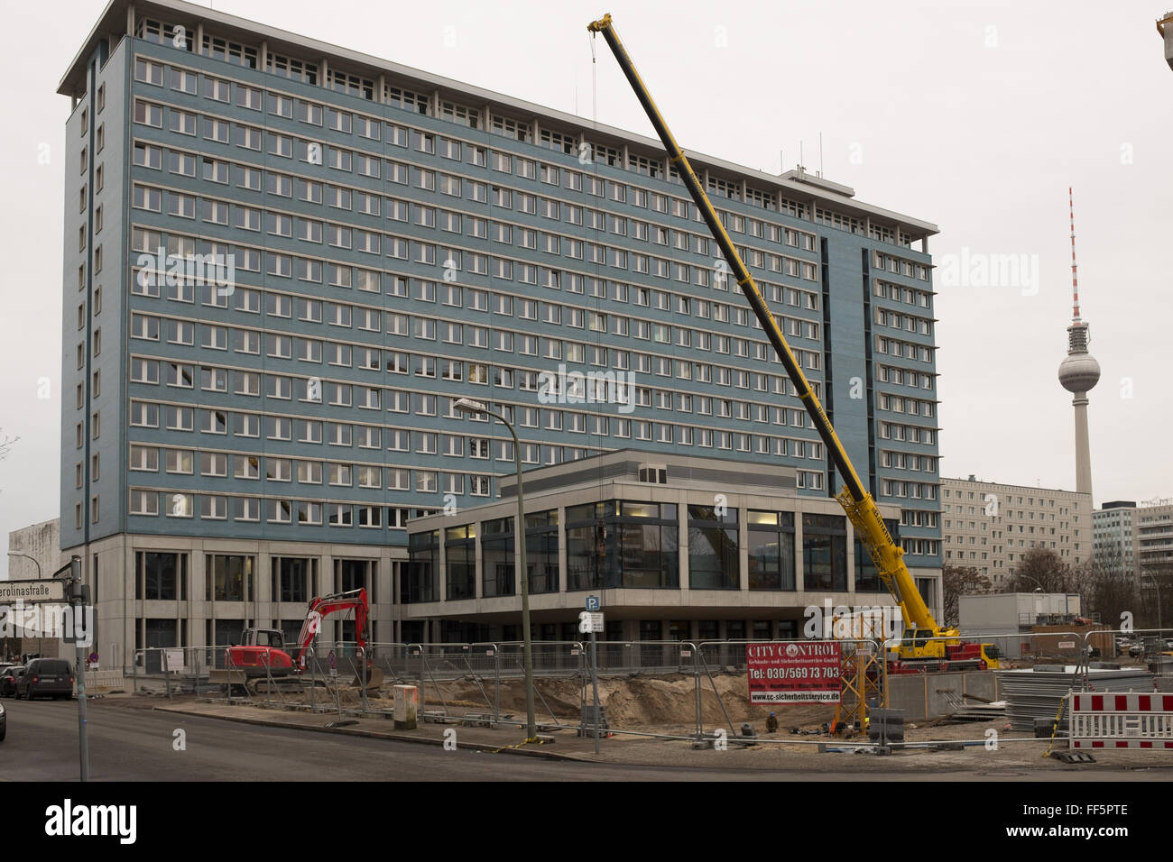 BERLIN - JANUARY 26 - The "Rathaus Mitte" (German for City Hall ...