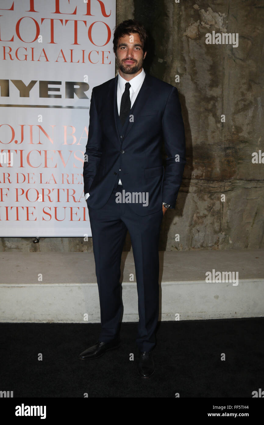 Sydney, Australia. 11 February 2016. Pictured: Tom Derickx. Celebrities ...