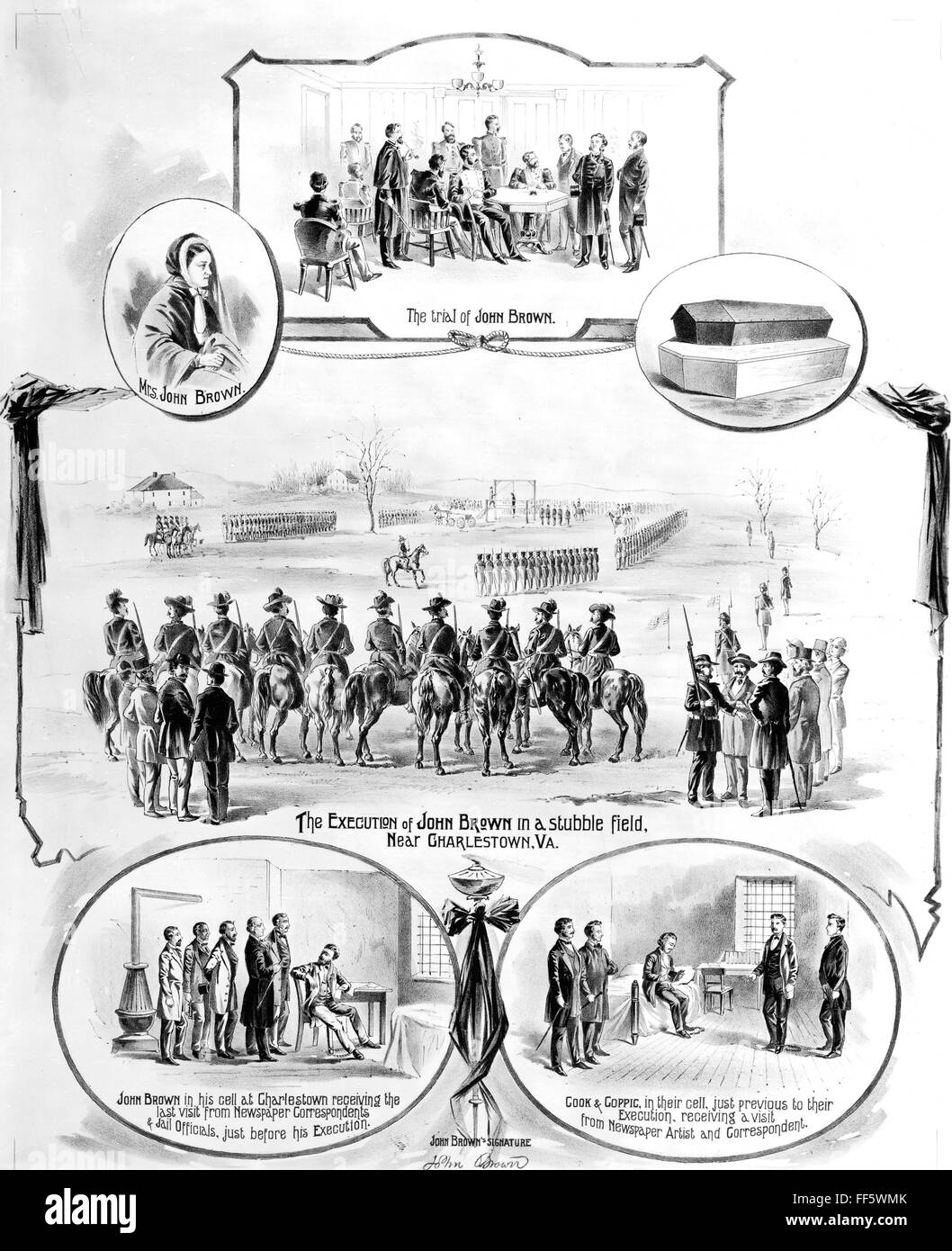 JOHN BROWN TRIAL, 1859. /nThe trial and execution of John Brown ...