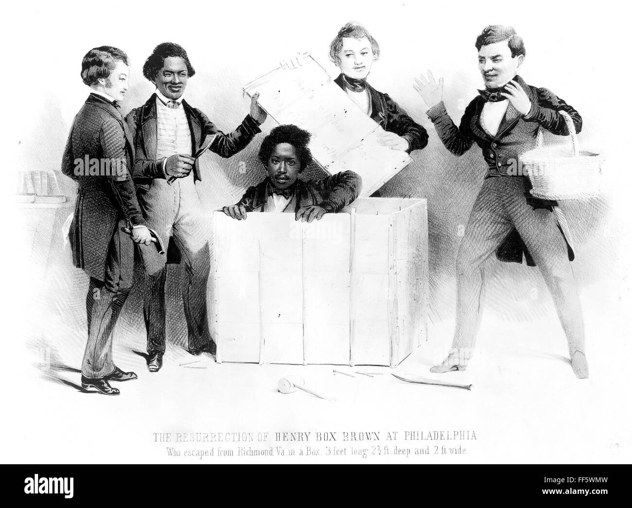 UNDERGROUND RAILROAD./nThe escape of Henry Brown from Richmond to ...