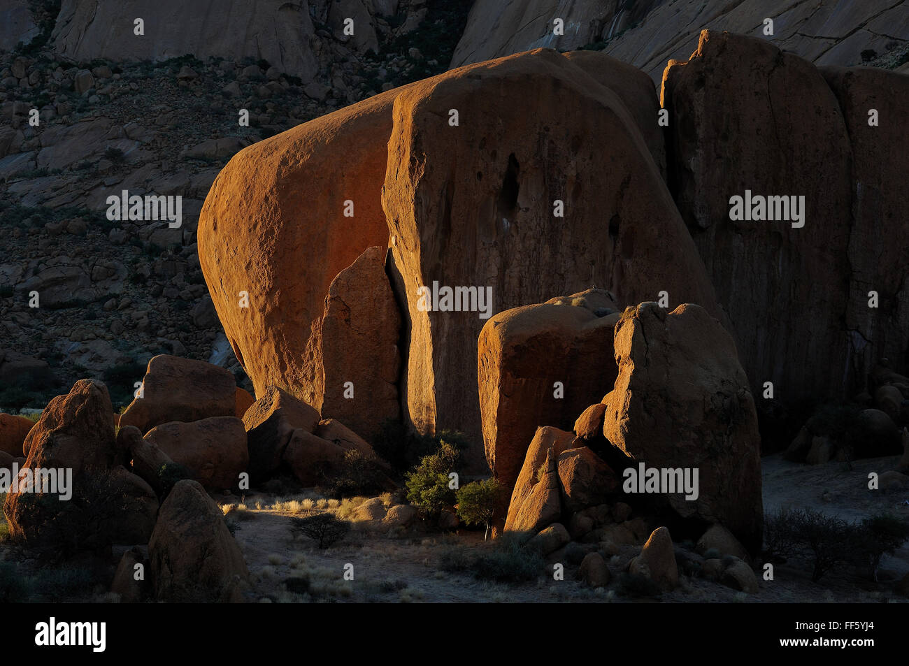 Rock formation at Spitzkoppe near Usakos in Namibia Stock Photo - Alamy
