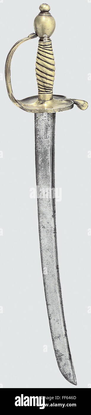 weapons, cutting weapons, sabres, Prussian infantry sabre M 1715 ...