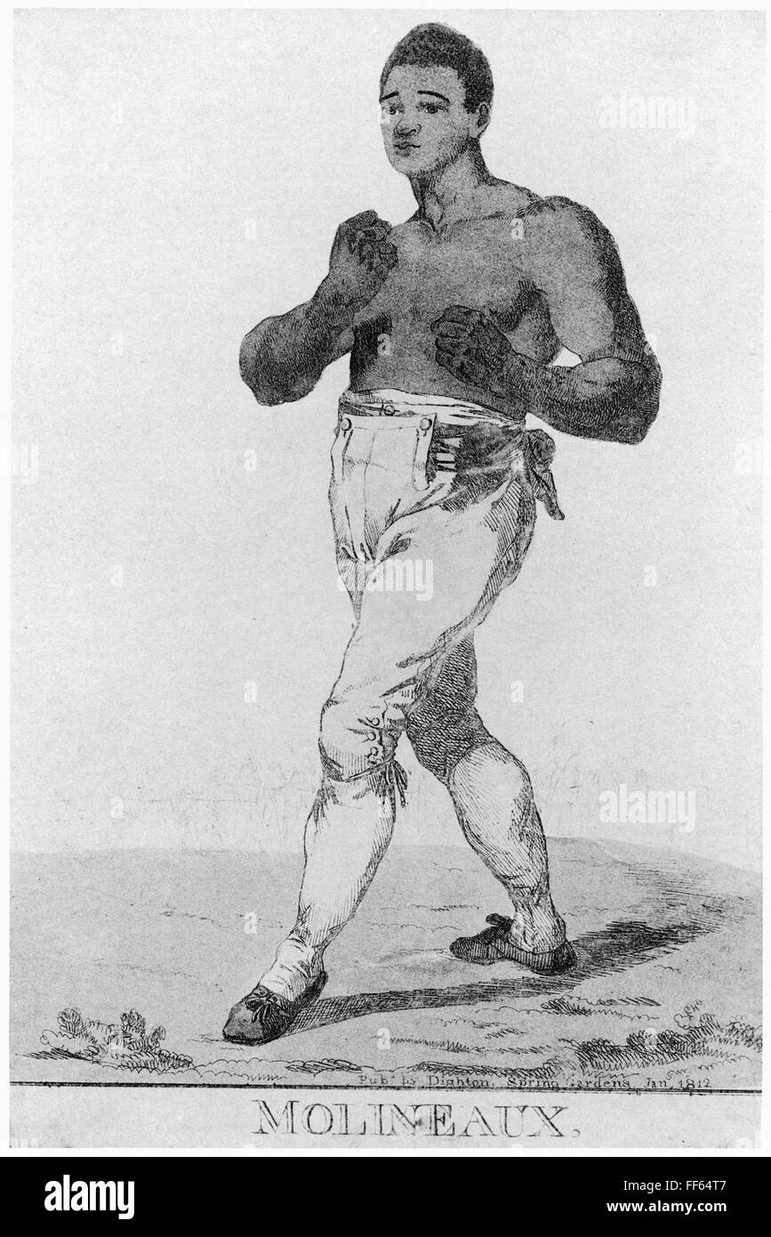 BOXING: THOMAS MOLINEAUX. /nThomas Molineaux, one of the first black ...