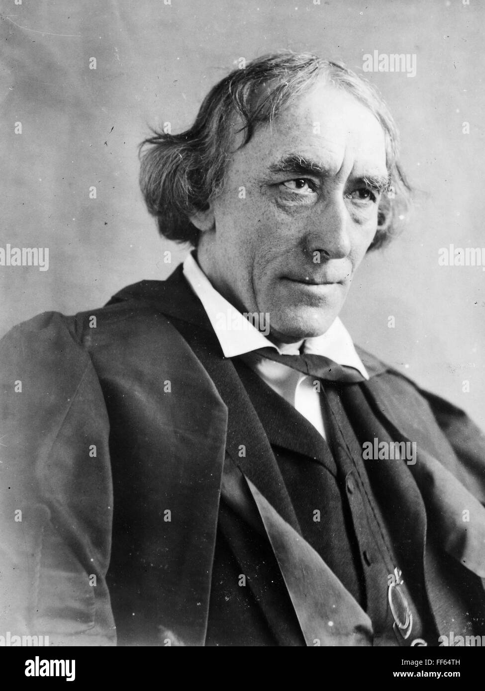 HENRY IRVING (1838-1905). /nEnglish actor. Photographed in the late ...