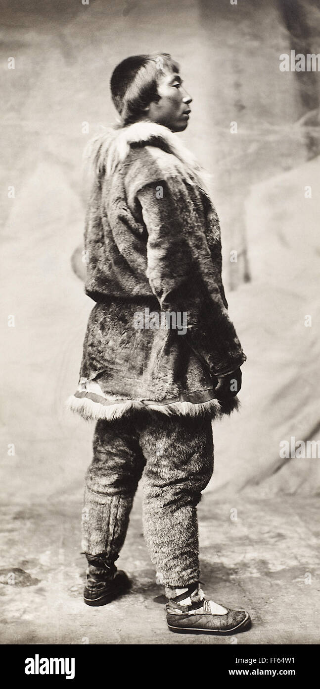 ALASKA: INUIT, 1903. /nAn Inuit man of Kings Island, Alaska ...