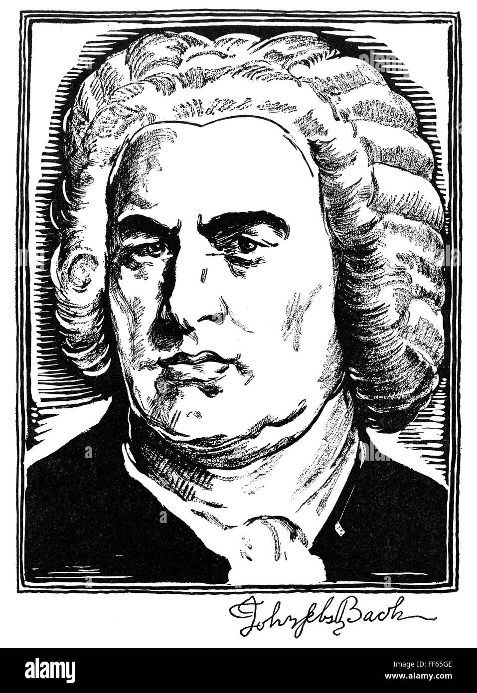 JOHANN SEBASTIAN BACH /n(1685-1750). German organist and composer ...