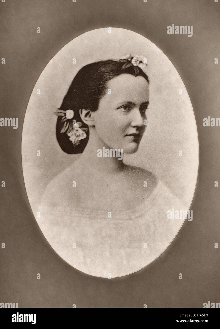 ELIZABETH OF ROMANIA /n(1843-1916). Princess of Wied. Queen of Romania ...