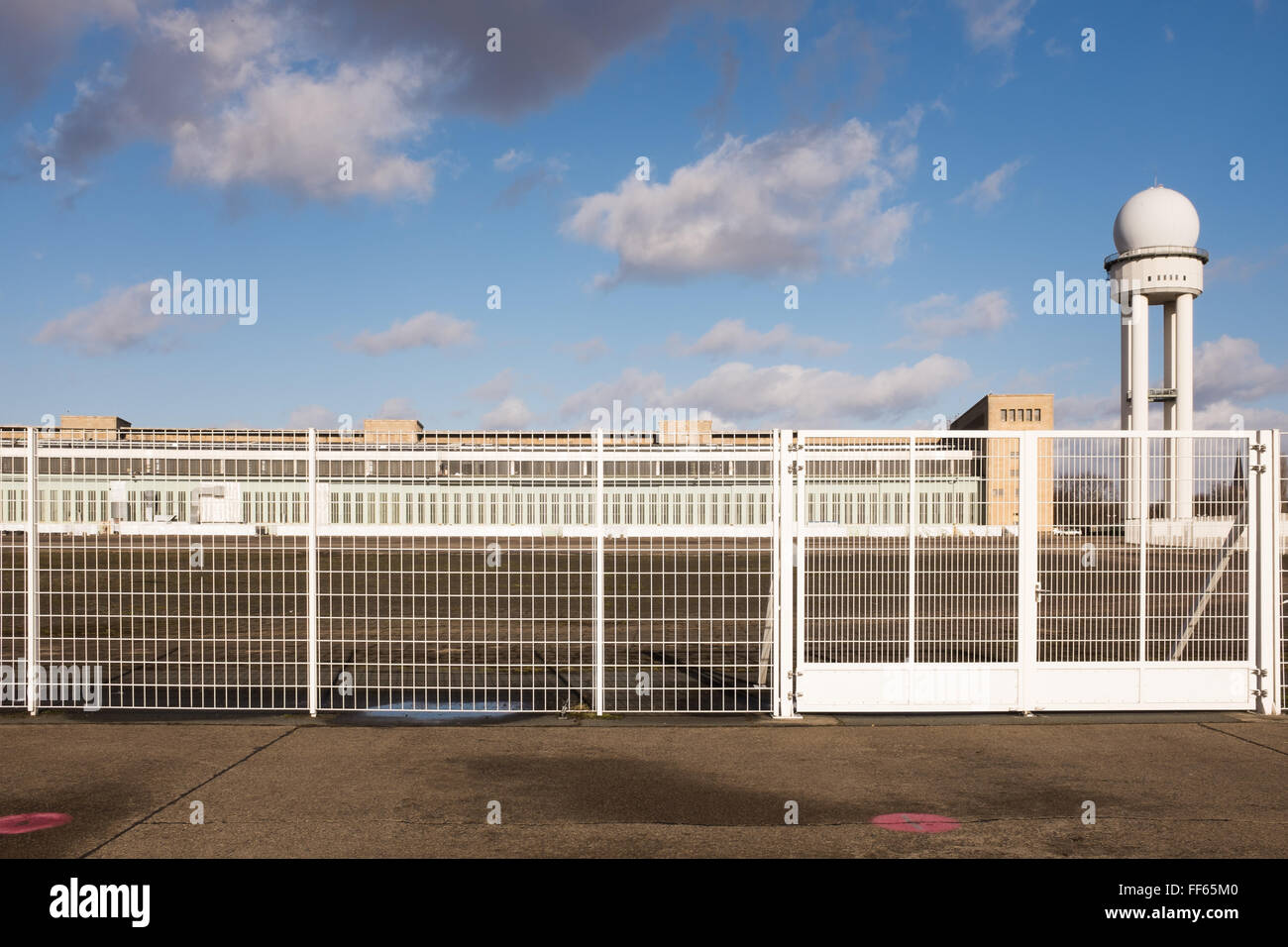 BERLIN, JANUARY 28: The "Flughafen Berlin-Tempelhof" (german for ...