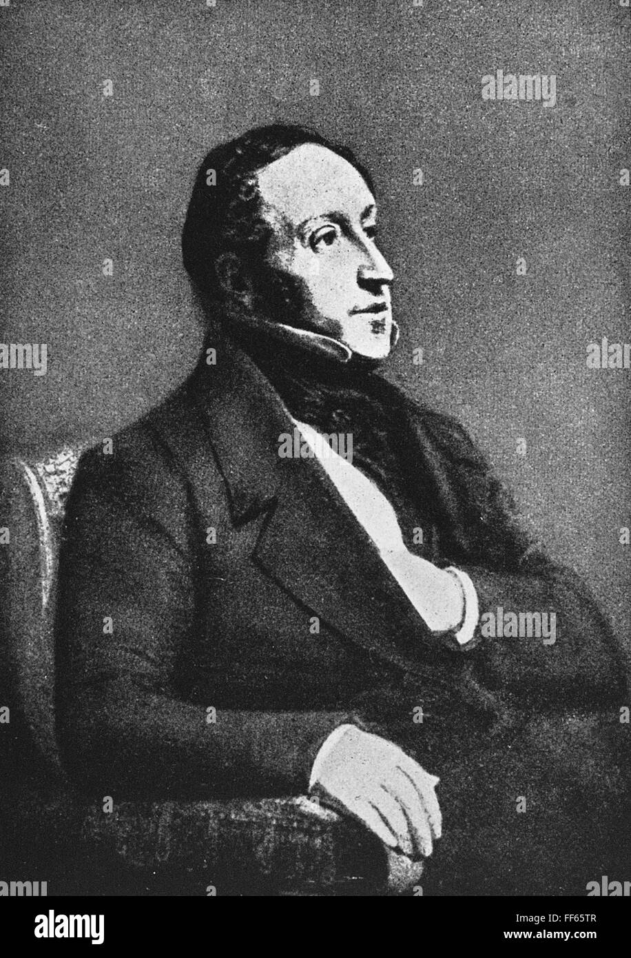 GIOACCHINO ROSSINI /n(1792-1868). Italian operatic composer. Oil on ...