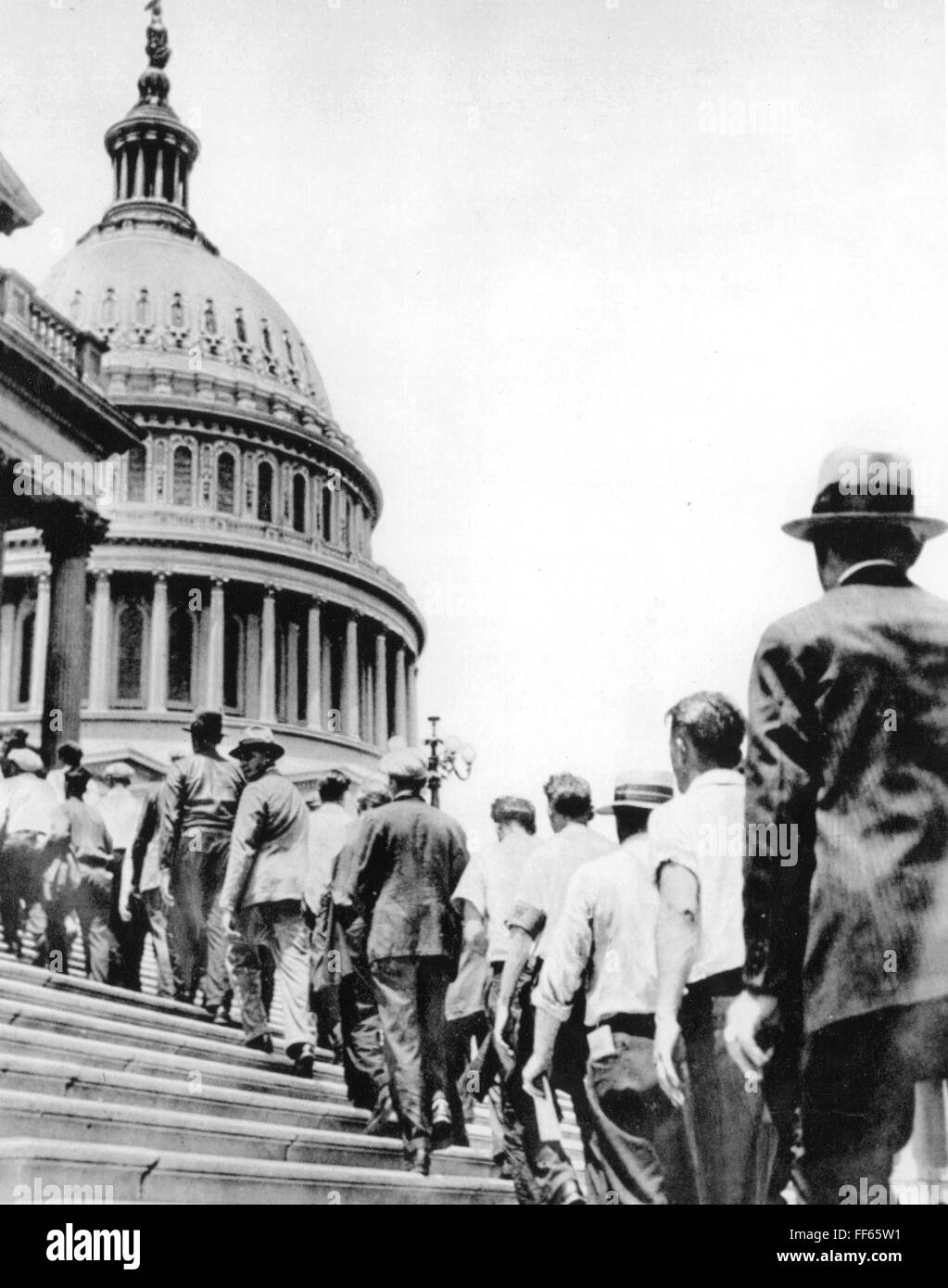 BONUS ARMY MARCHERS, 1932. /nThe 'Bonus Brigade' of World War I ...